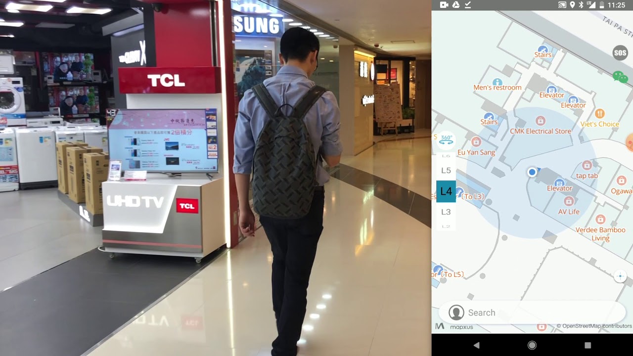 [Mapxus] Indoor Positioning on Android - YouTube