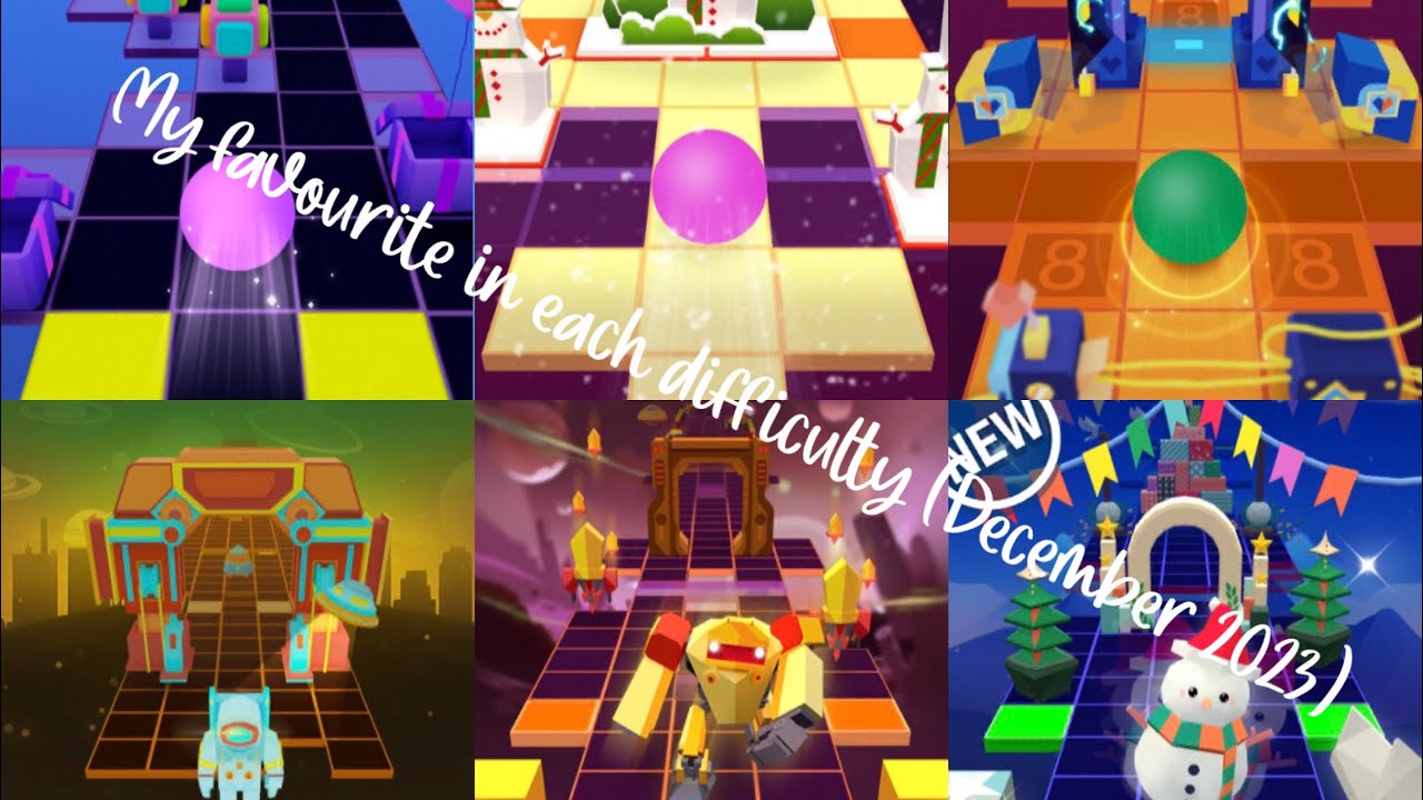 Rolling sky - All my favourite level in each difficulty ( December 2023 ...