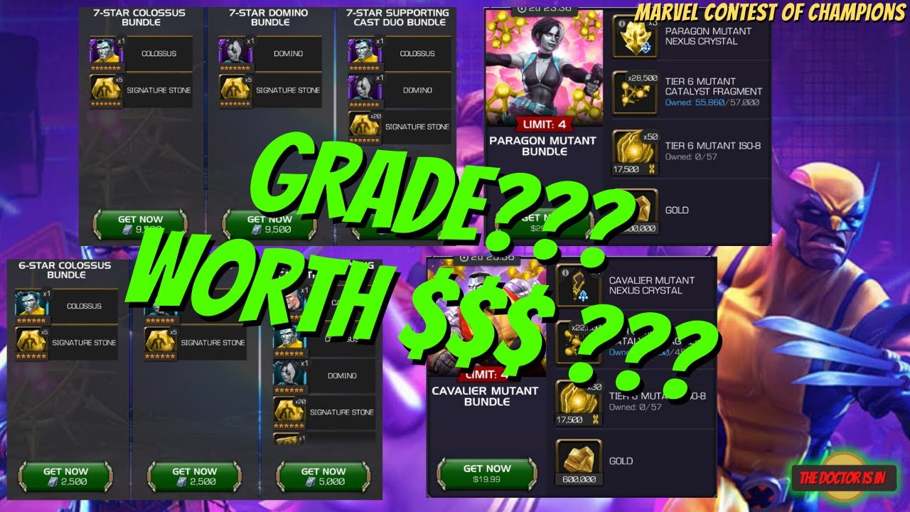 #MCOC Colossus and Domino Bundle Review Is It Worth Your Units or Cash ...