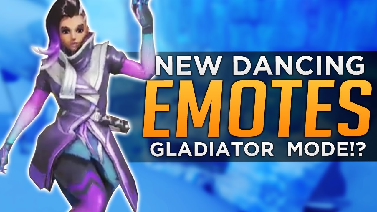 Overwatch: NEW DANCE EMOTES & Gladiator Game Mode!? - YouTube