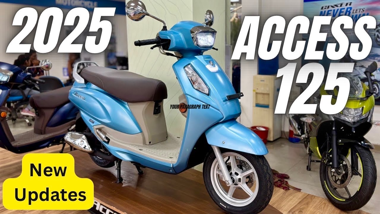 2025 New Suzuki Access 125 TFT Model Review | New Features, Mileage ...