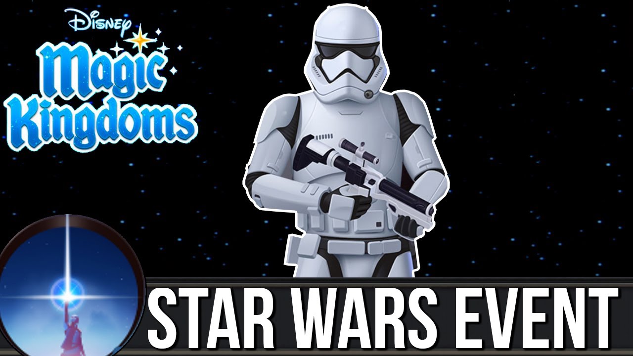 LET'S WELCOME FIRST ORDER STORMTROOPER | Disney Magic Kingdoms | Star ...