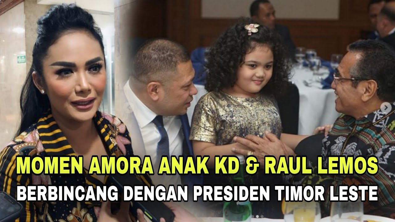 Momen Amora Anak KD dan Raul Lemos Berbincang dengan Presiden Timor ...