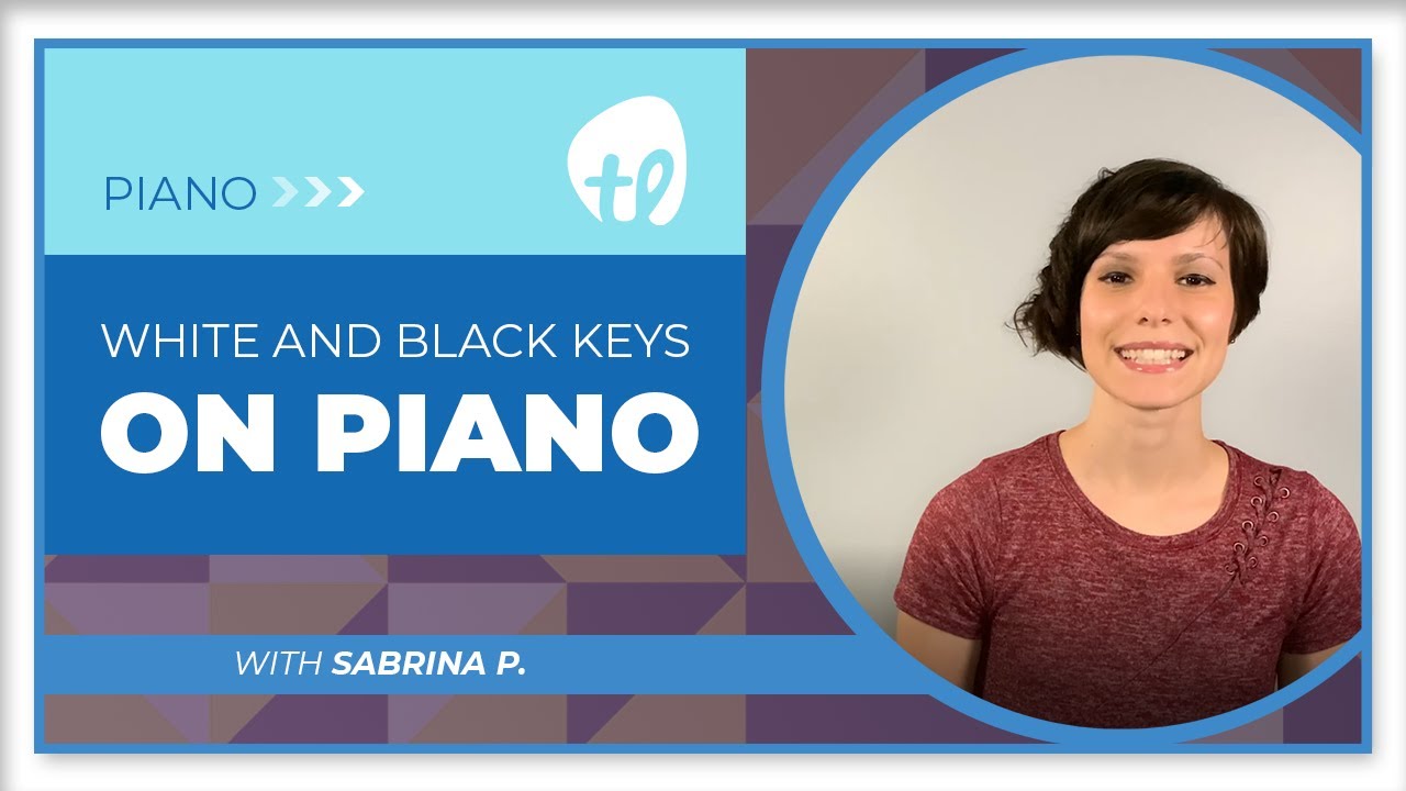 Piano: White and Black Key Names - YouTube