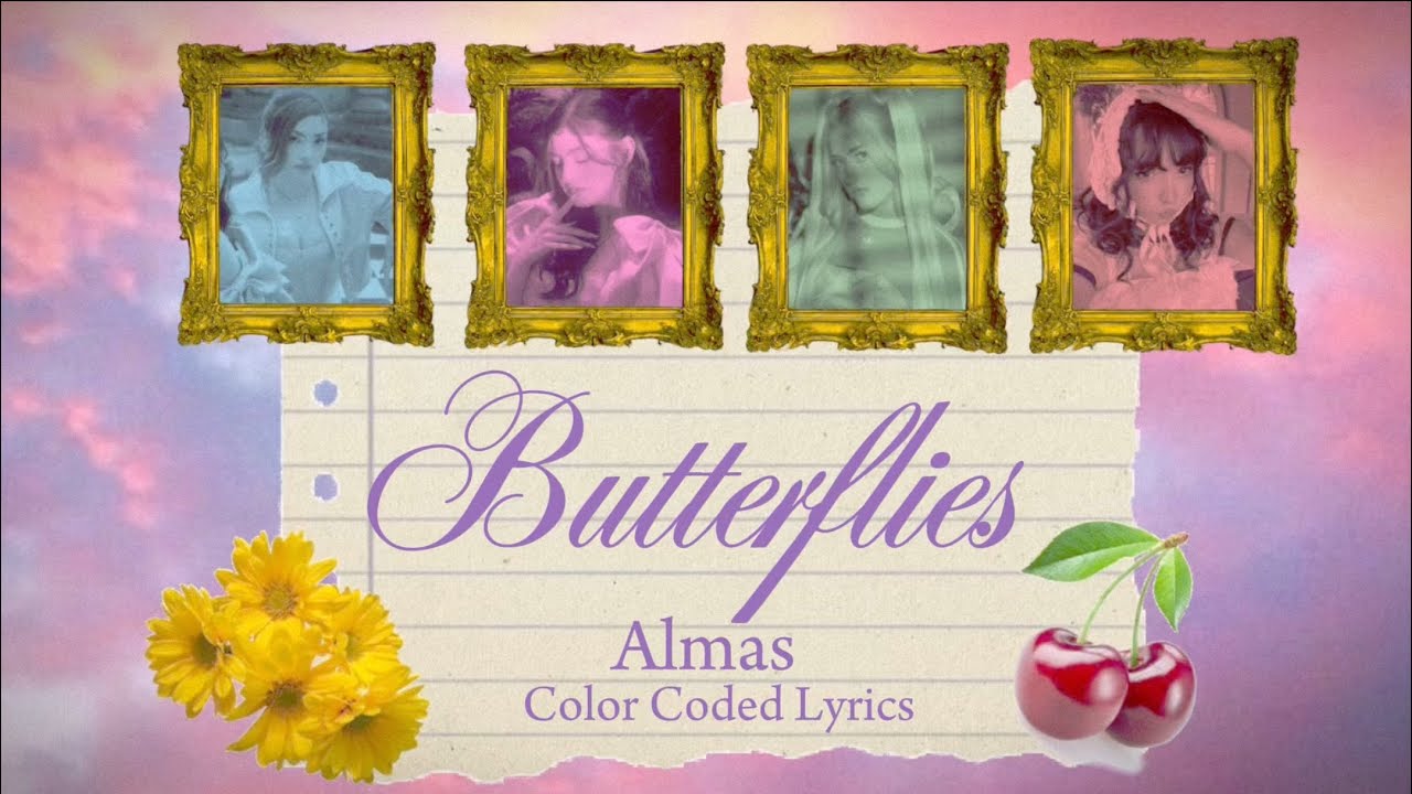 ALMAS - Butterflies (Color Coded Lyrics ) - YouTube
