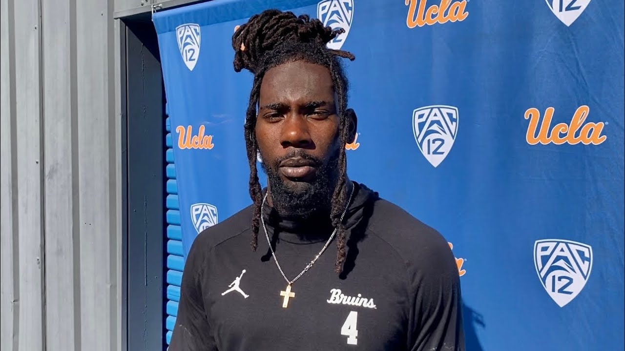 DL Carl Jones Jr. after UCLA practice 11/14 - YouTube