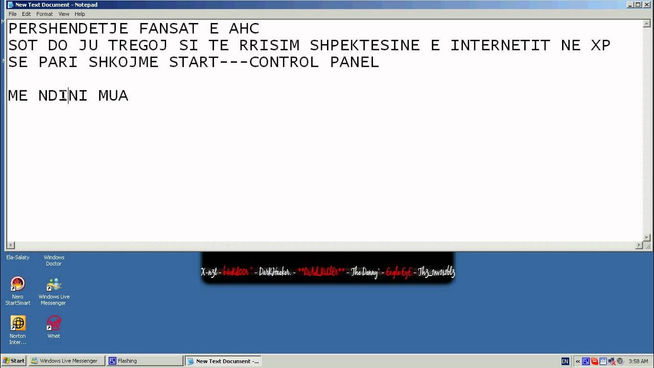 SI TE RRISIM SHPEJTESINE E INTERNETIT NE XP - YouTube