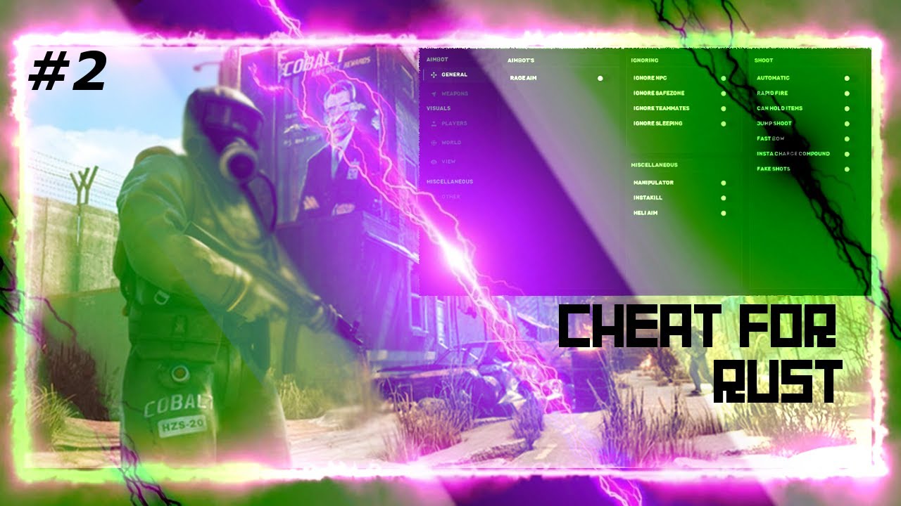 🔴ЧАСТЬ # 2 Обзор ️КРУТЕЙШЕГО ️Чита для RUST ️| Version 2392| ОБХОД ...