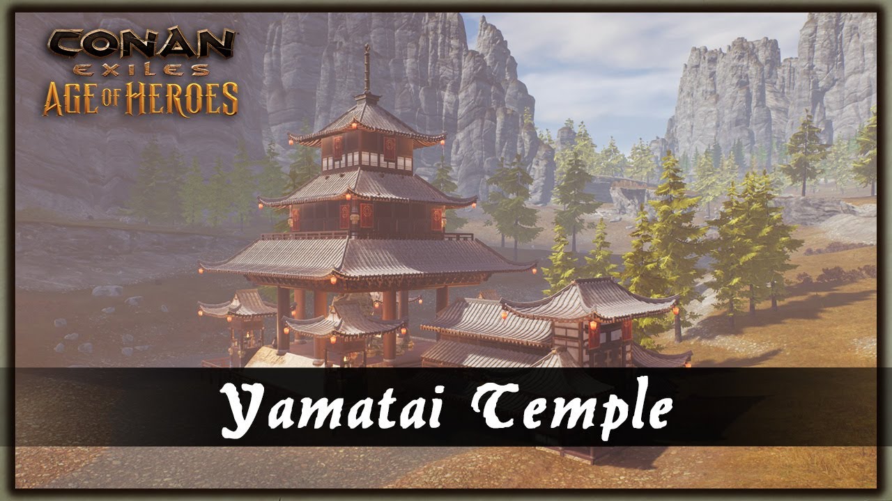 HOW TO BUILD A YAMATAI TEMPLE [SPEED BUILD] - CONAN EXILES - YouTube