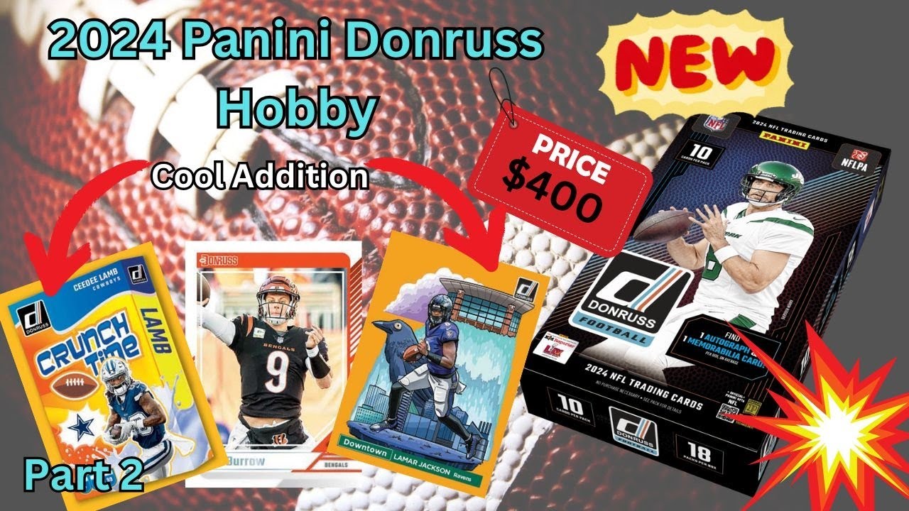IS IT WORTH THE PRICE TAG?🤔2024 Donruss Football Hobby Box Part 2🏈 ...