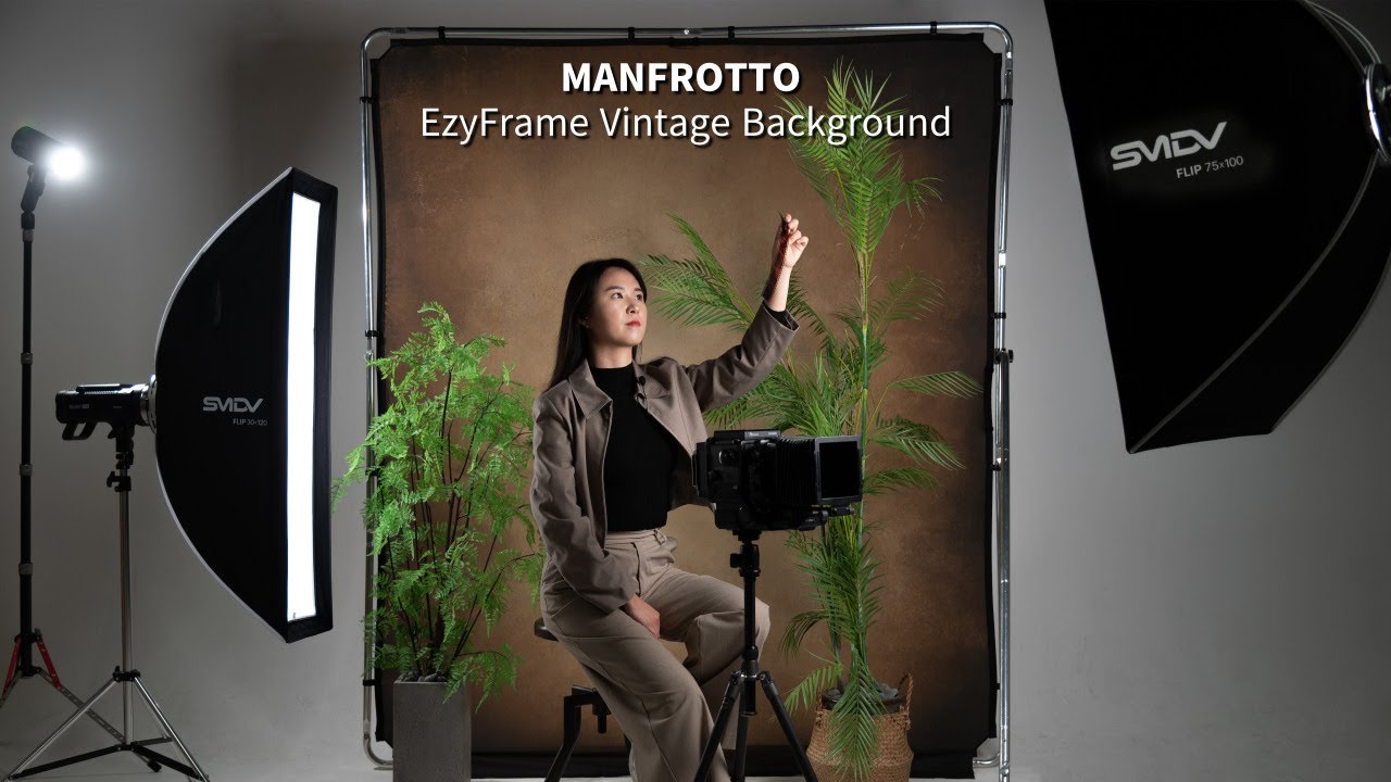 프로필 촬영 세팅법/ 프로필 촬영에 중요한 배경 시스템/ 맨프로토 EzyFrame Vintage Background #맨프로토 #이지프레임 #배경시스템 #백그라운드 #세기 ...