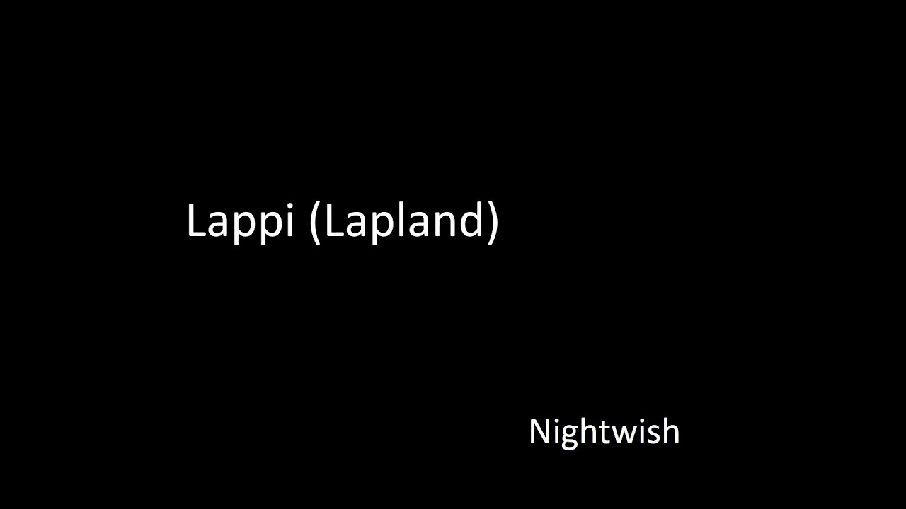 Nightwish - Lappi (Lapland) - Traducida al Español - YouTube