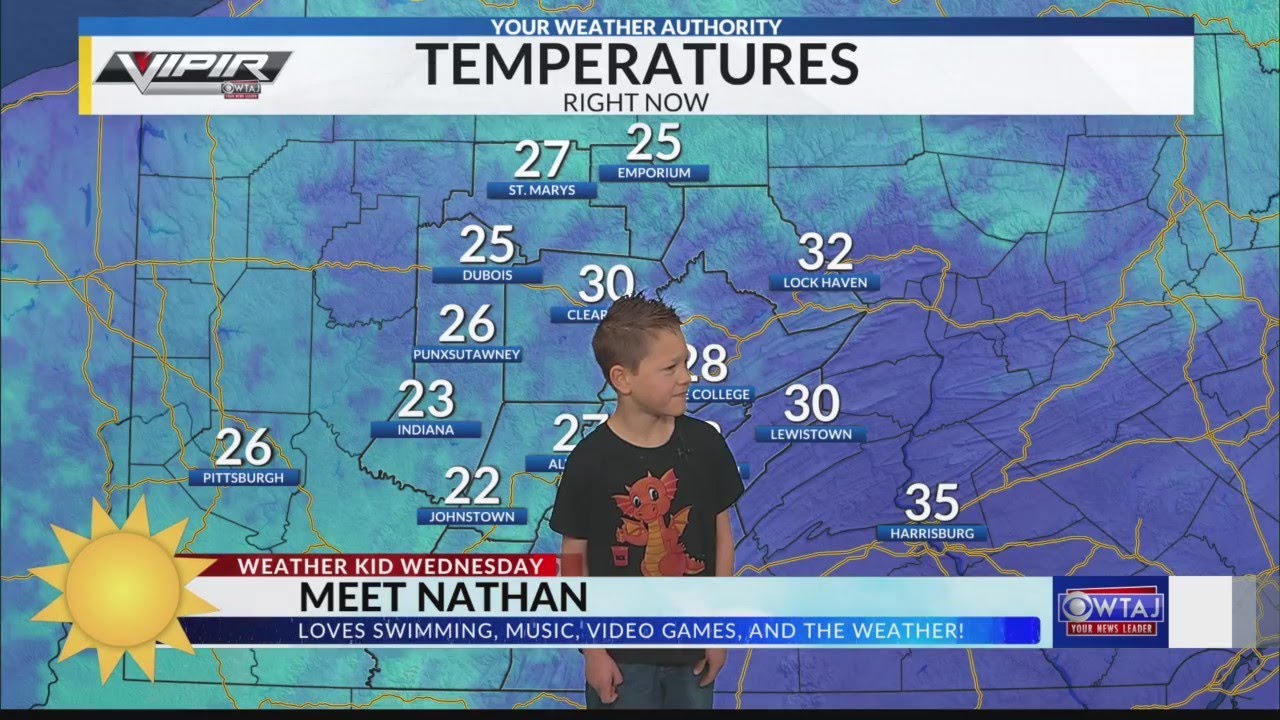 Weather Kid Wednesday: Nathan - YouTube