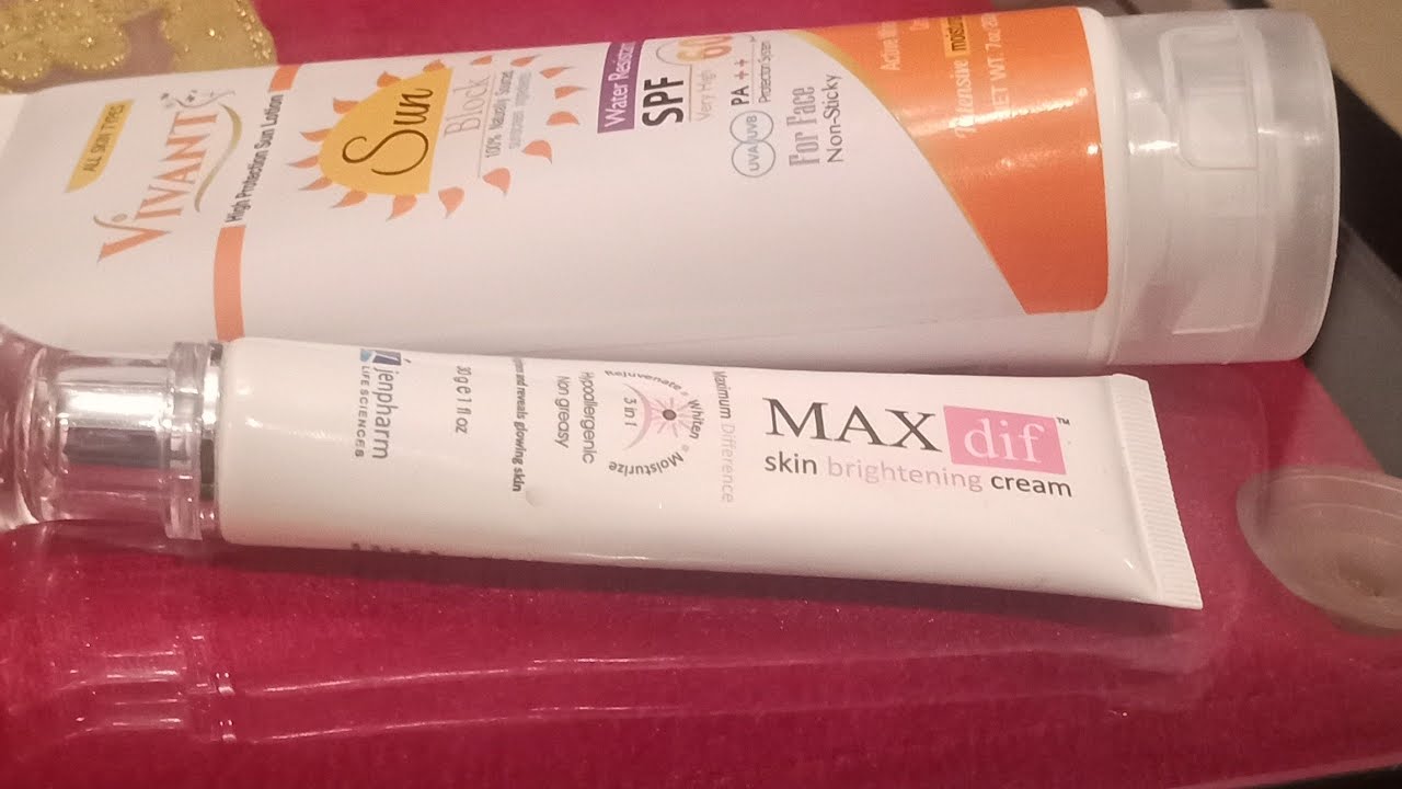 Max dif skin brightening cream review Urdu /hindi - YouTube