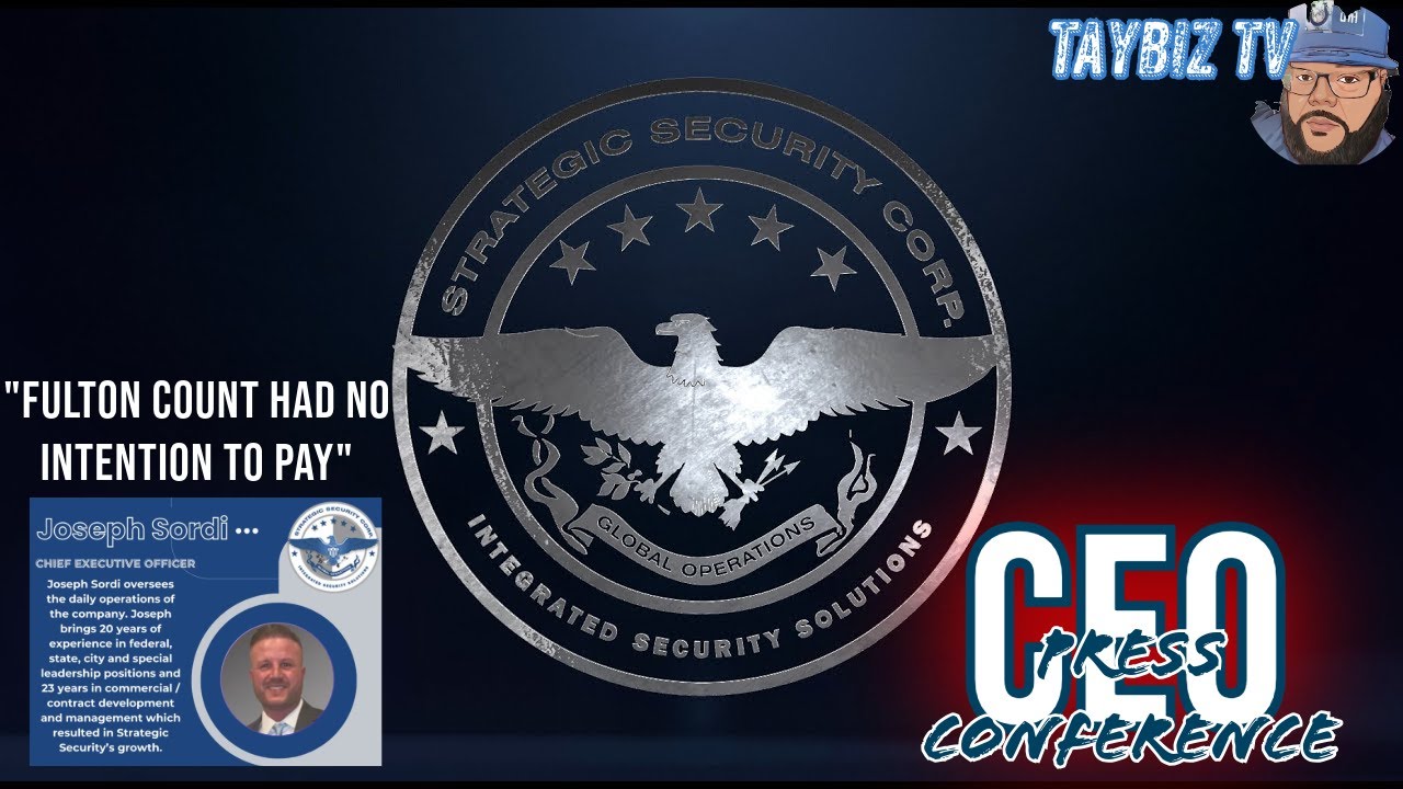 🚨BREAKING: CEO of Strategic Security Group RESPONDS to Fulton County ...