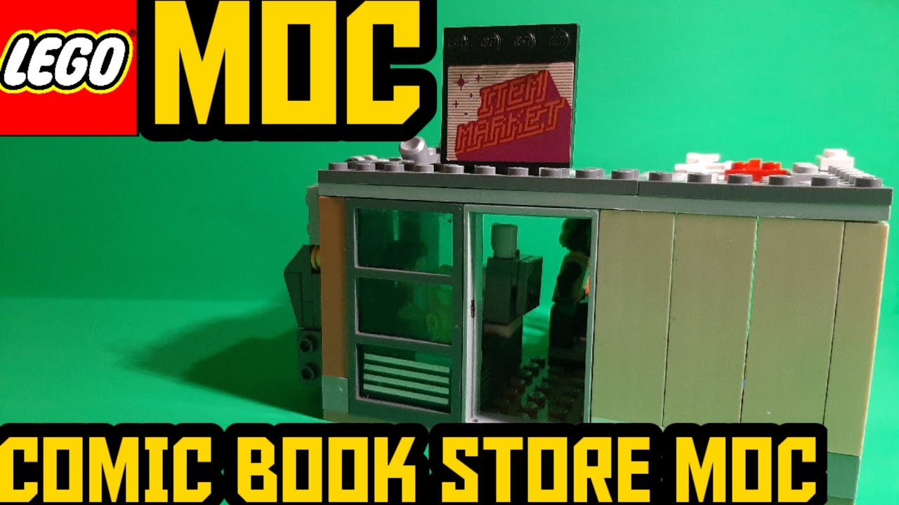 Lego Comic Book Store Moc - YouTube