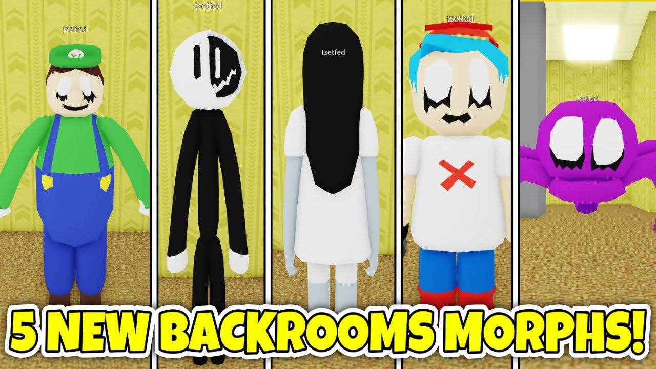 [09/21 UPDATE] How to get ALL 5 NEW BACKROOM MORPHS in BACKROOMS MORPHS! - Roblox - YouTube