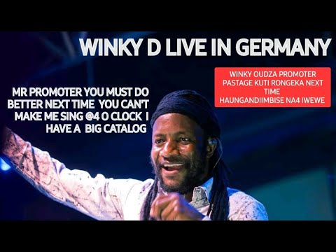 WINKY D LIVE IN GERMANY ICONIC PERFOMANCE - YouTube
