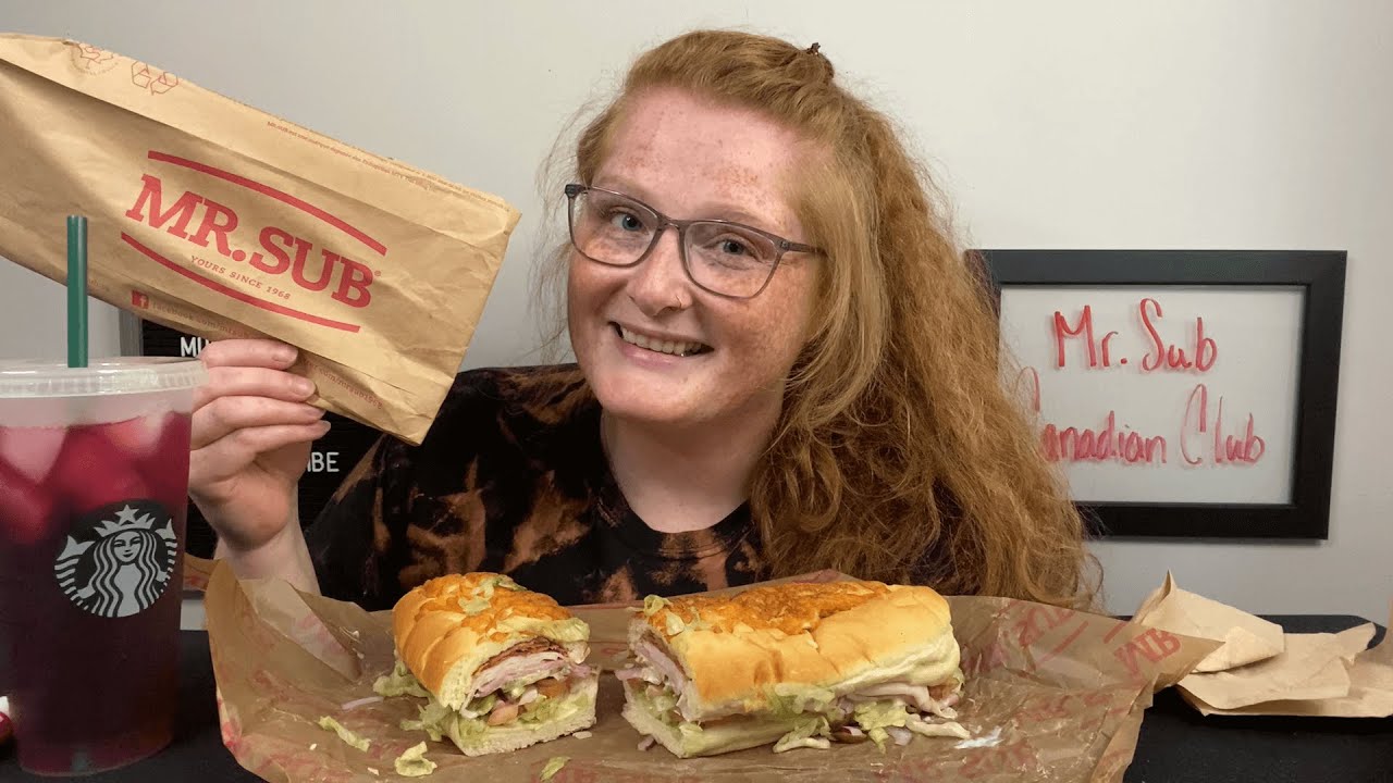 MR. SUB CANADIAN CLUB SUB MUKBANG - YouTube