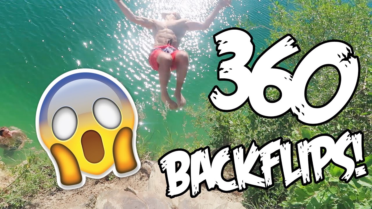 INSANE 360 BACKFLIPS OFF CLIFF'S!! - YouTube