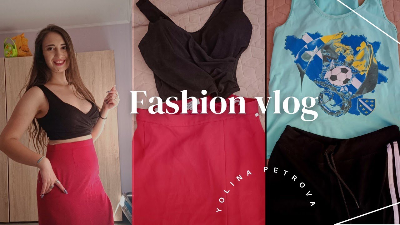 Fashion vlog| Clothing haul - YouTube