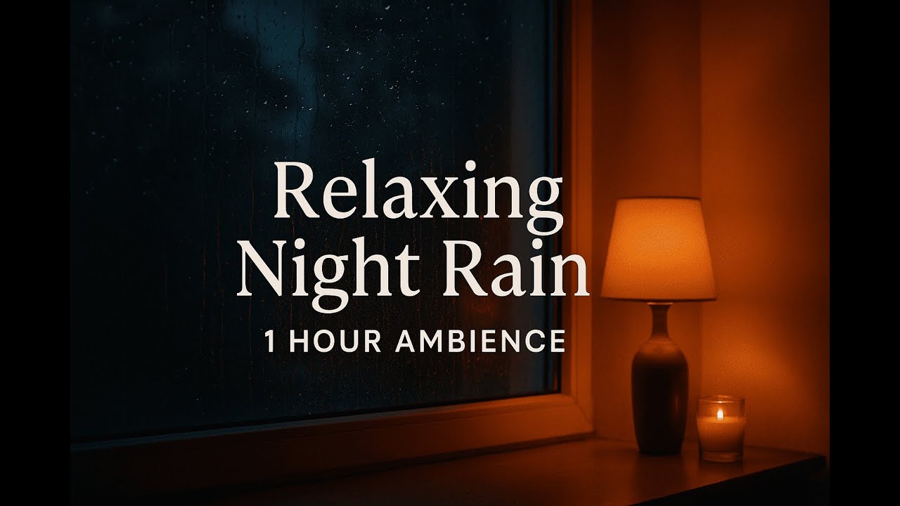 Night Rain Ambience | Relaxing Rain Sounds for Sleep, Study & Peaceful ...