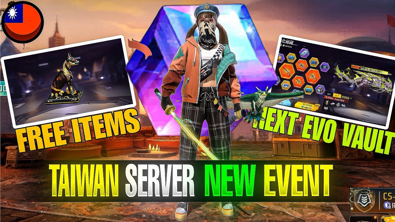 Free fire Taiwan server new event 🔥 | Free fire next Evo vault - GARENA ...
