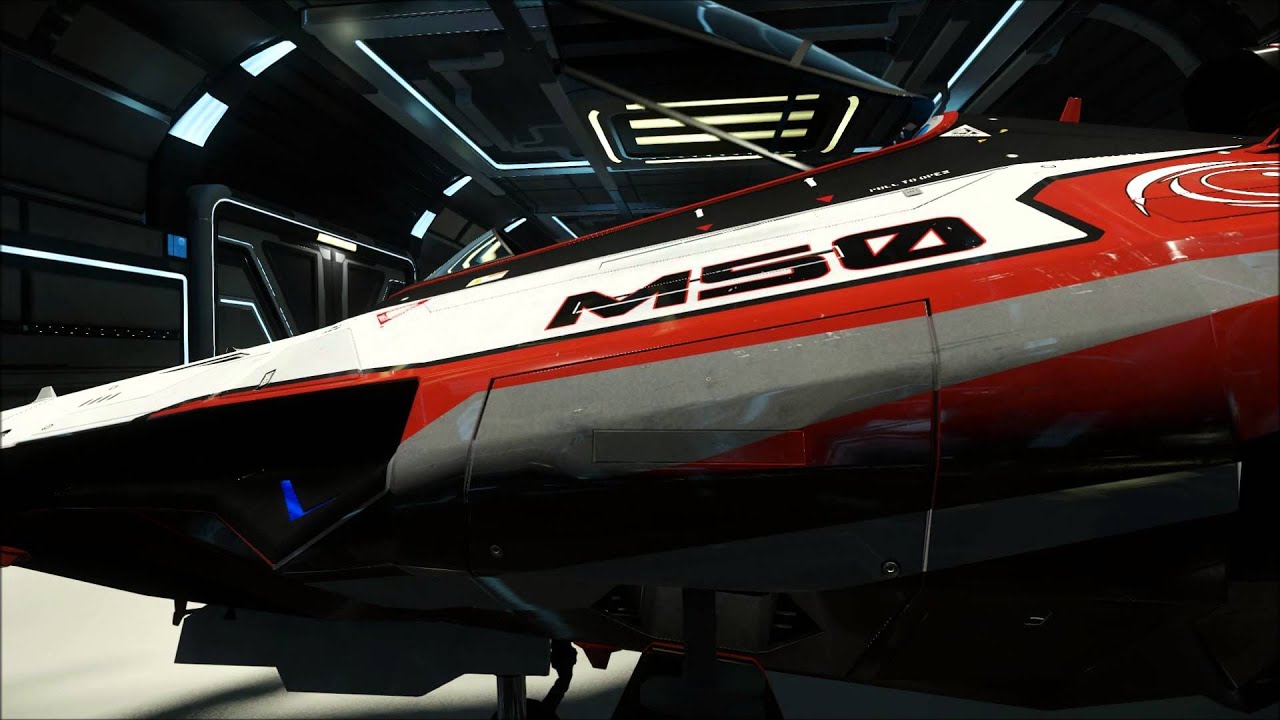 Star Citizen Walk Around The M50 - YouTube