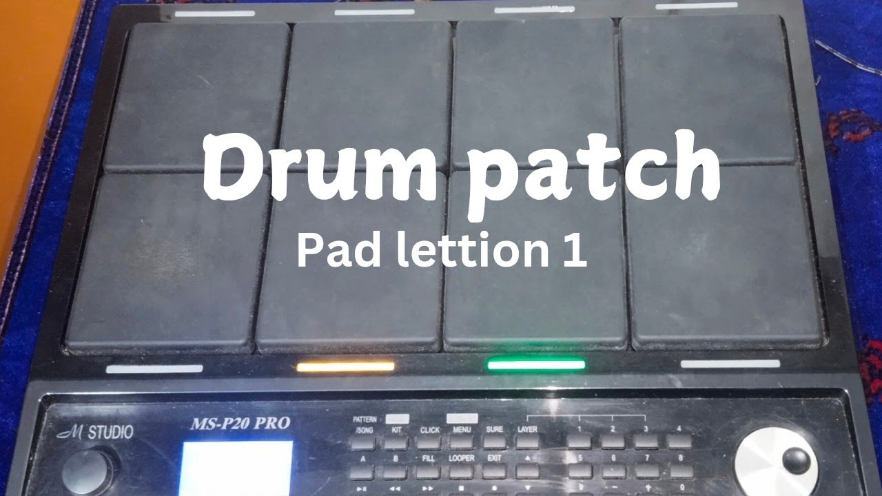 Durga music cg#msp20pro // Drum patch #drummer #drumming || practice drum patch - YouTube