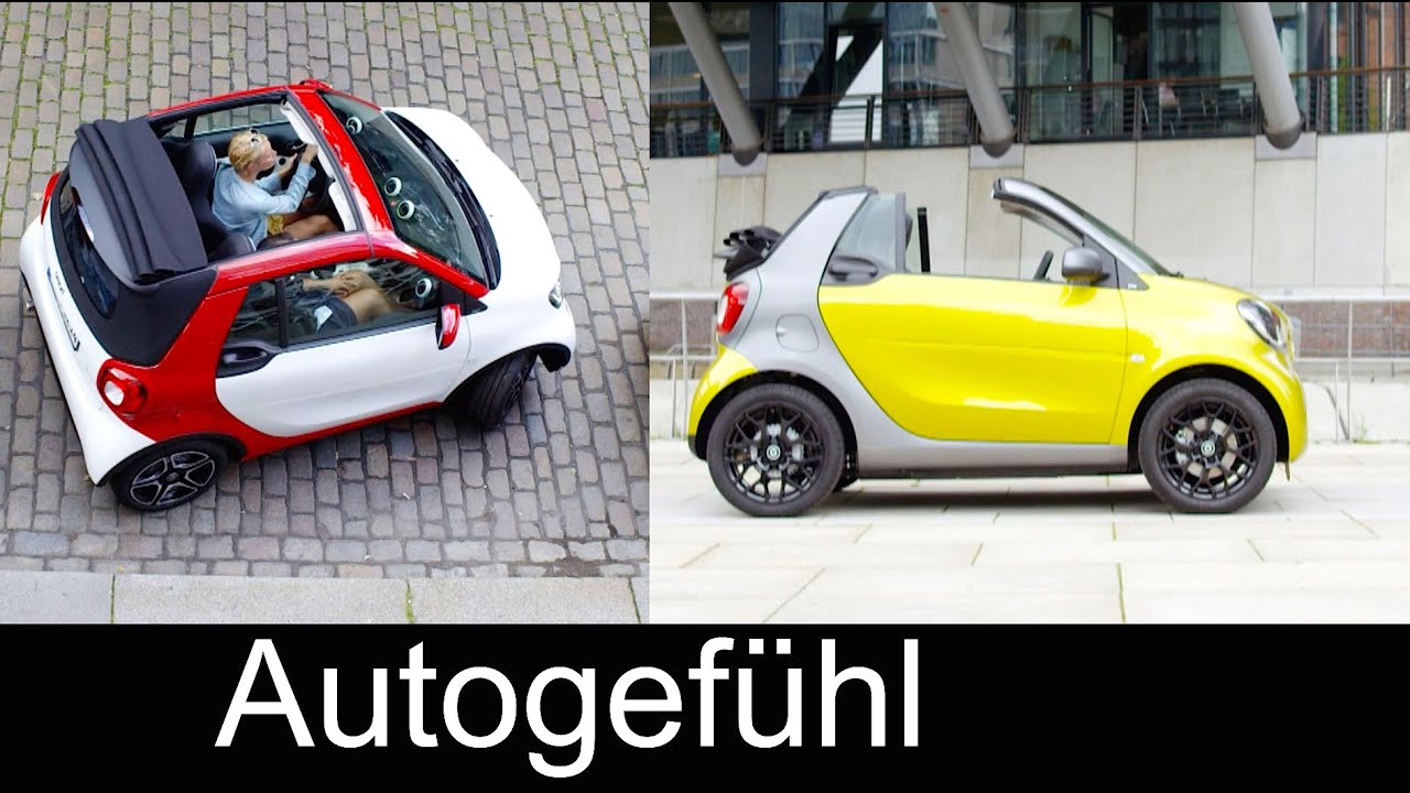 All-new Smart fortwo Cabriolet convertible exterior/interior roof ...