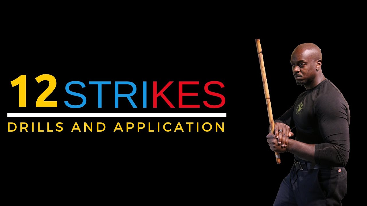 12 Basic Kali Stick Strikes and Counter drill - YouTube
