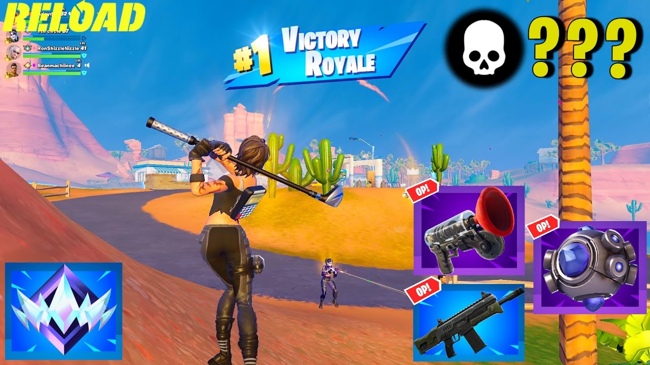 High Elimination Ranked Reload Zero Build Win Gameplay | Fortnite ...