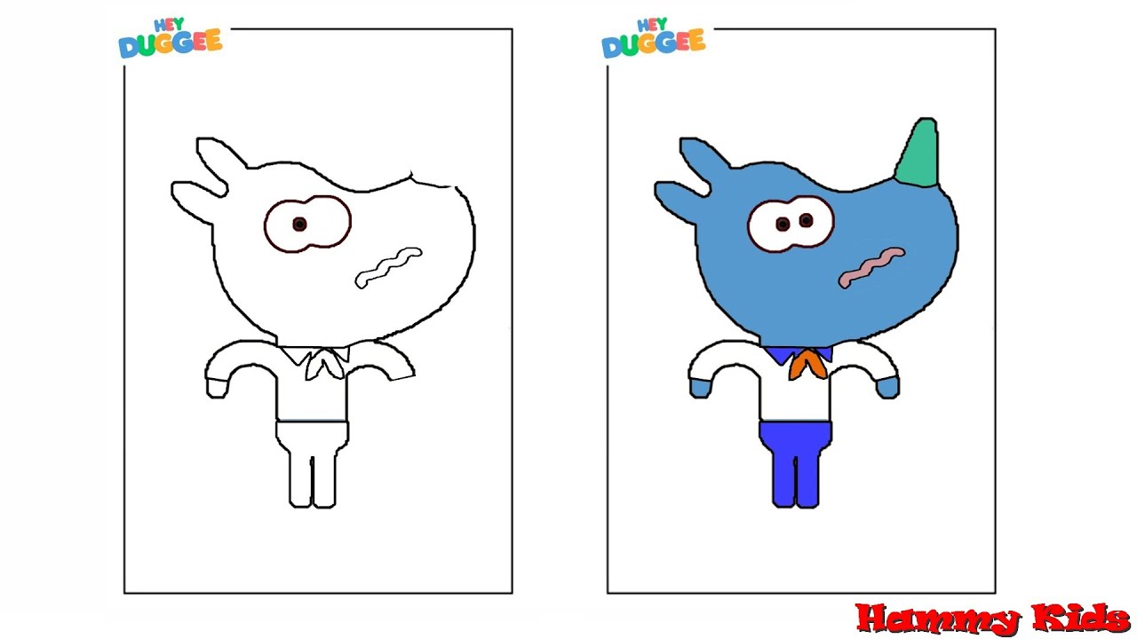 Hey Duggee Tag | How To Draw and Color Scooby Do Tag Fred | Drawings ...