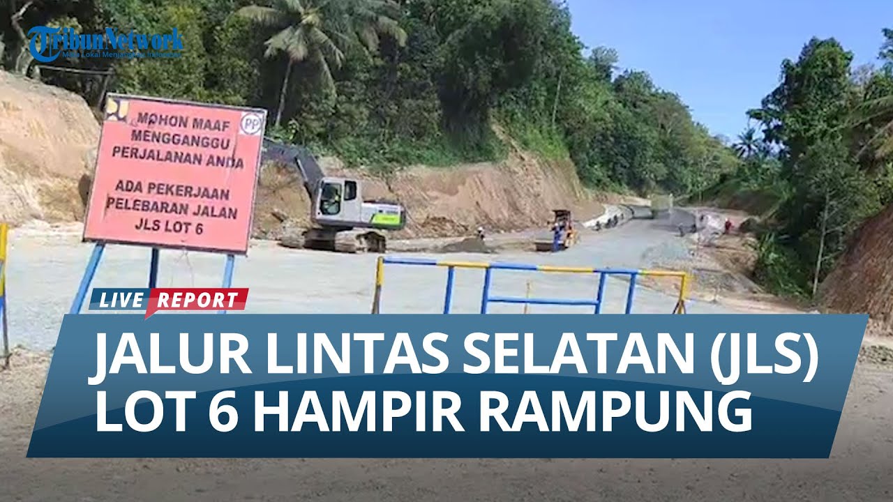 Jalur Lintas Selatan (JLS) Lot 6 Trenggalek Hampir Rampung - YouTube
