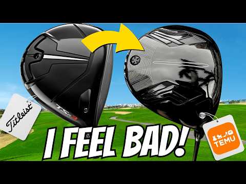 I Bought A FAKE TITLEIST DRIVER From Temu - CRAZY RESULTS!