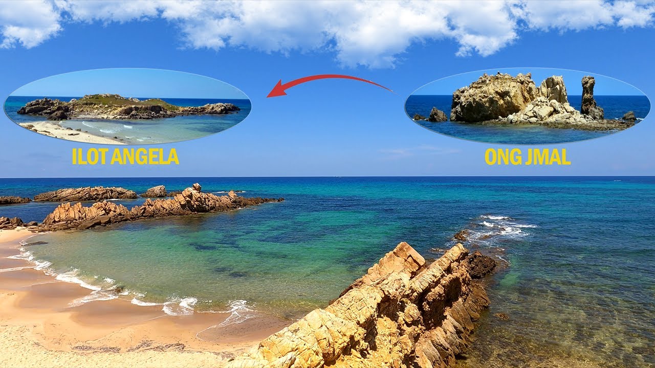 Des plages entre Ong Jmel et l'ilot Angela que vous n'avez jamais vu ...