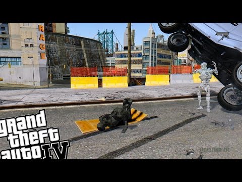 GTA 4 RoboCop Mod vs Terminator Mod - Who is The Stronger Robot?