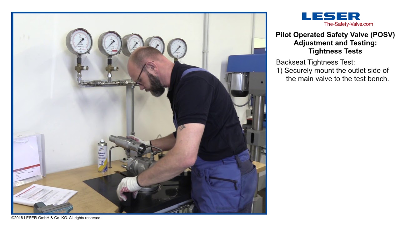 7. POSV - Adjustments and Tests Tightness - YouTube