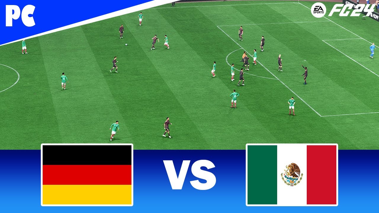 Mexico vs Germany / International Friendly 2023 / Full Match / EA FC 24 ...