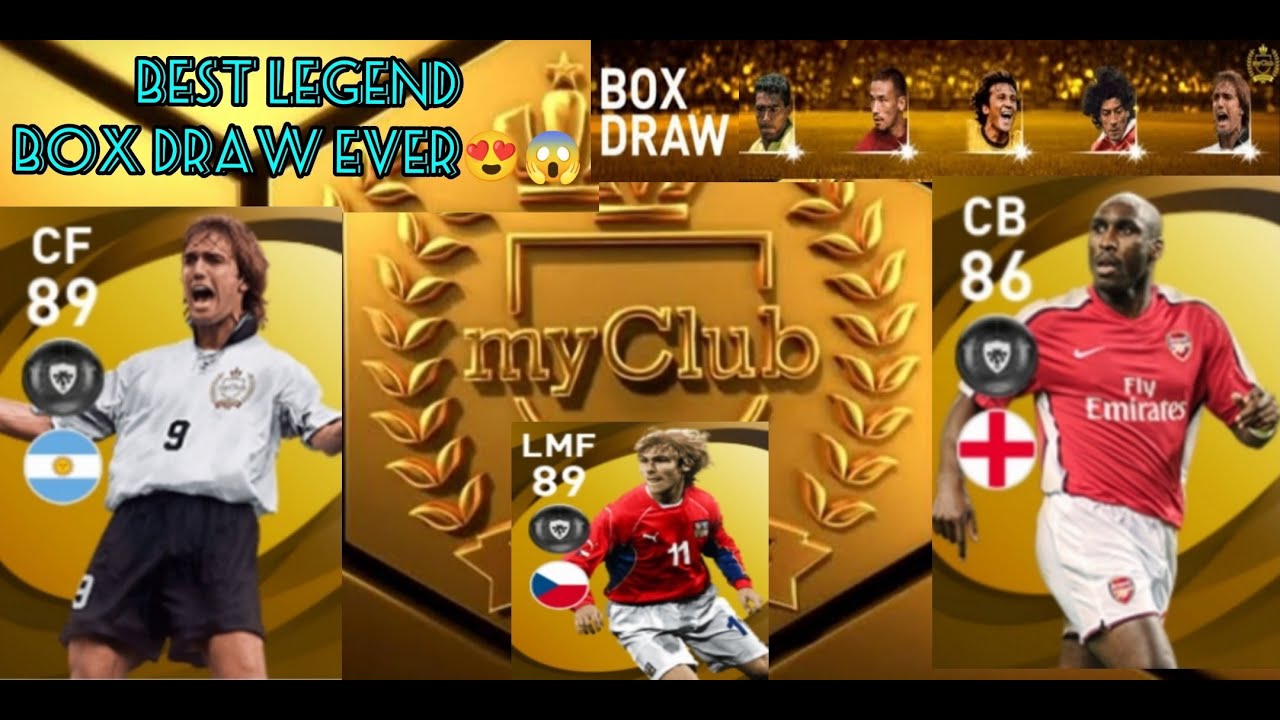 Best legend box draw ever🤯🔥|| Best legends in 2 Box draw. ️#pes#pes_bd# ...