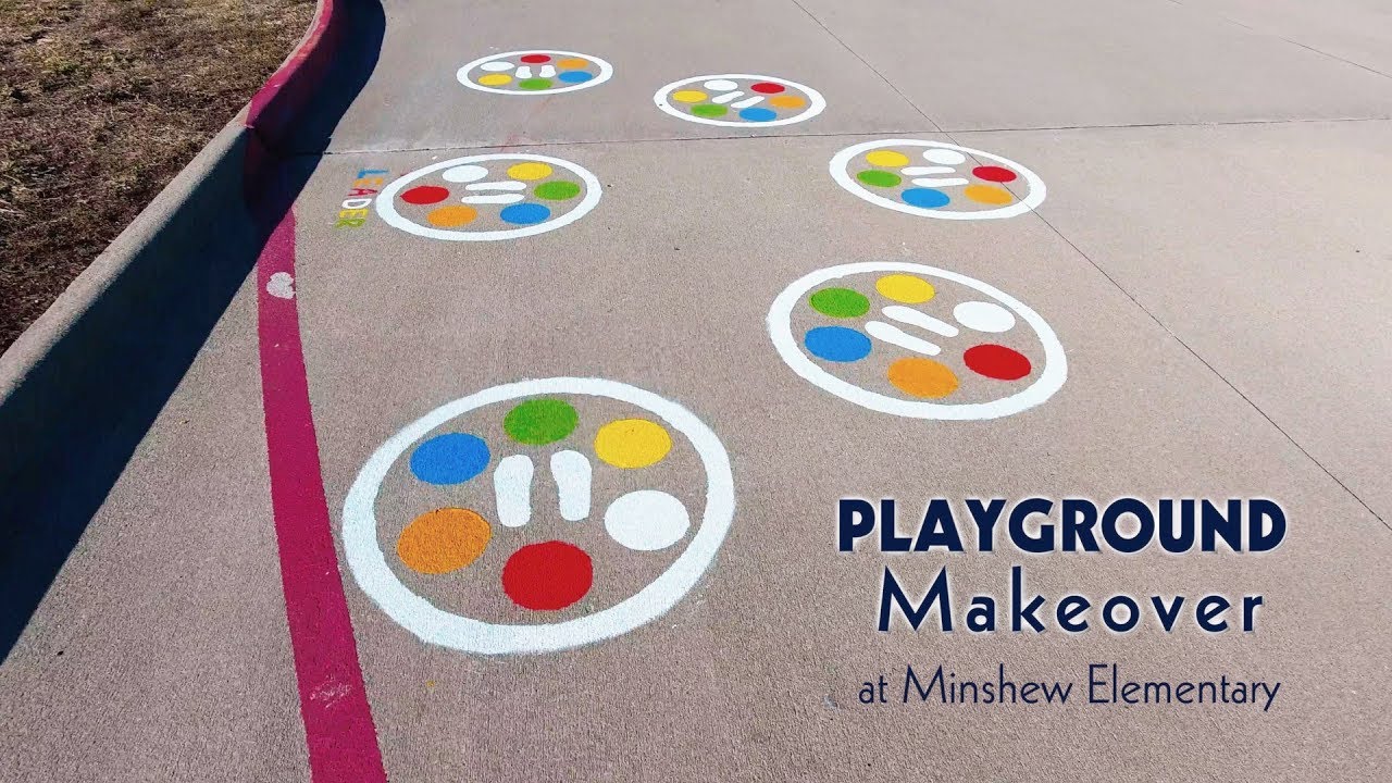 Playground Makeover at Minshew - YouTube