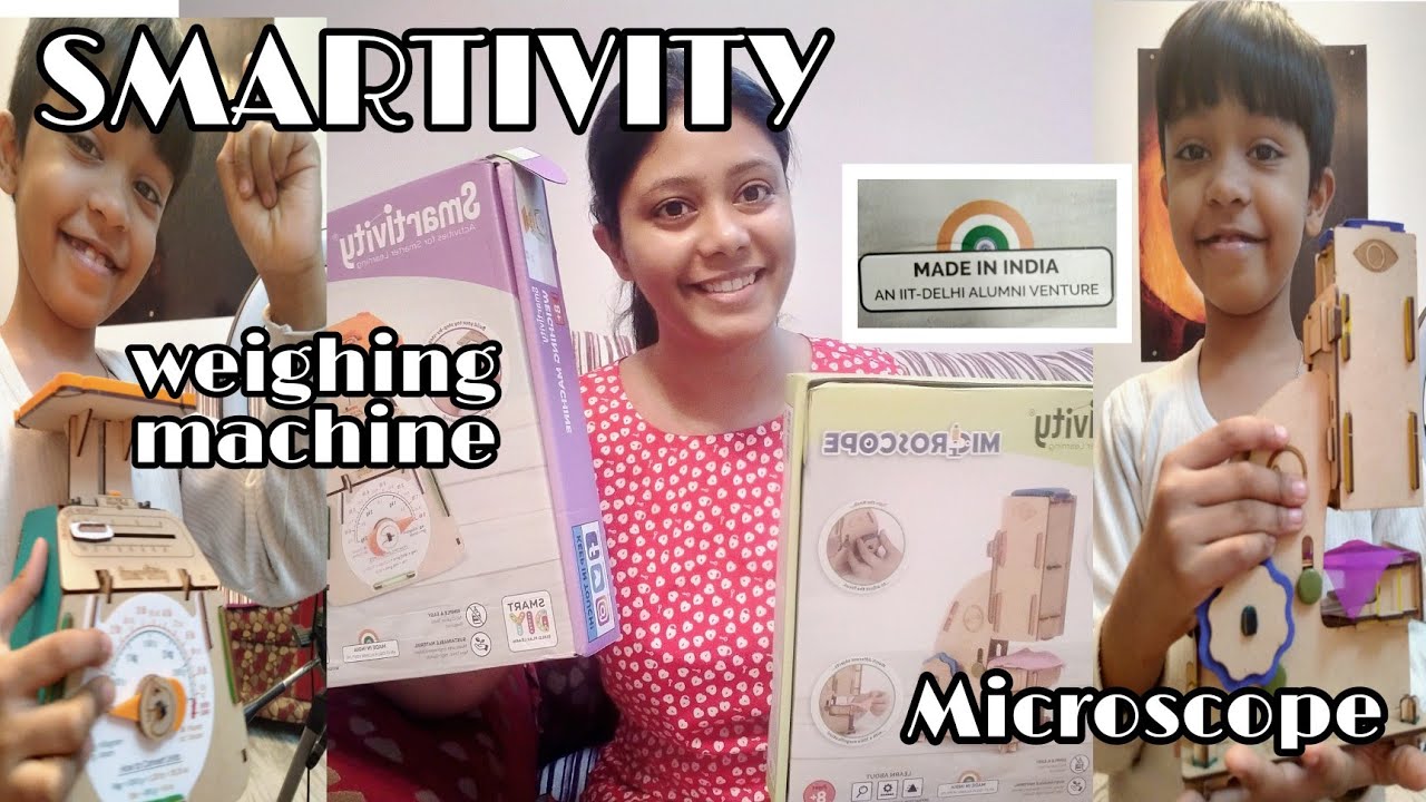 SMARTIVITY MICROSCOPE/SMARTIVITY WEIGHING MACHINE/Review (Sandwhichlife withFalguni) - YouTube