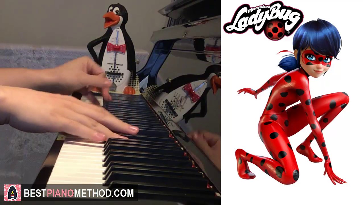 Miraculous Ladybug Theme Song - It's Ladybug (Piano Cover by Amosdoll ...