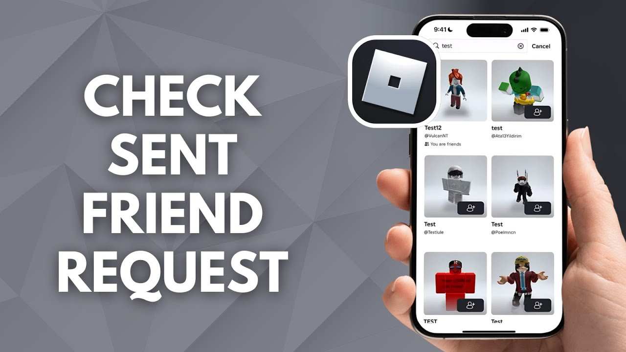 How to Check Sent Friend Requests on Roblox - YouTube