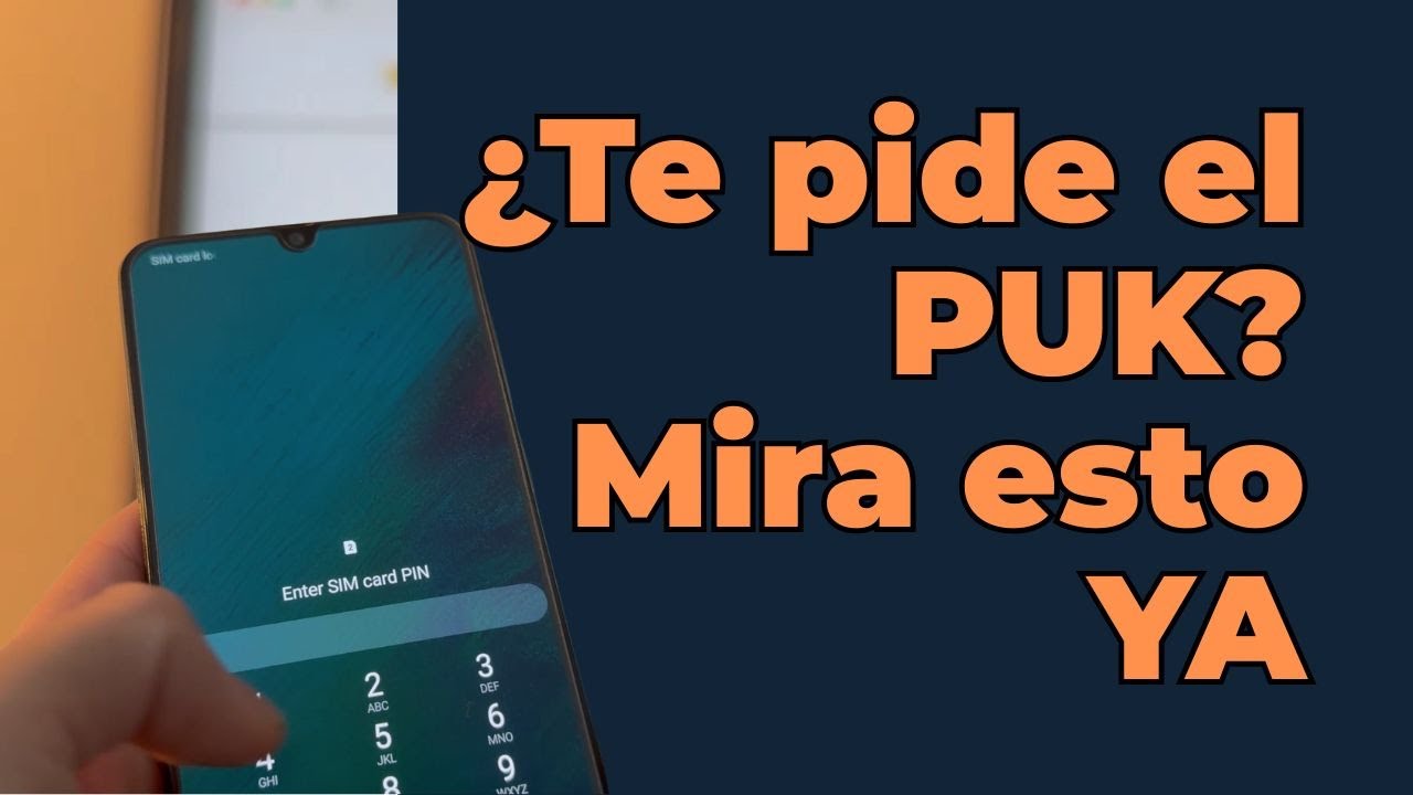 Cómo recuperar tu código PUK en segundos - YouTube