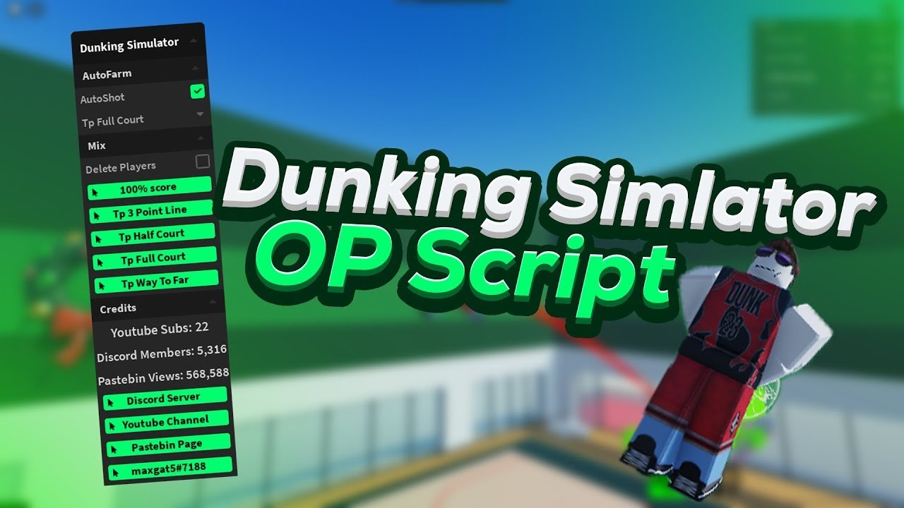 Dunking Simulator Script - YouTube