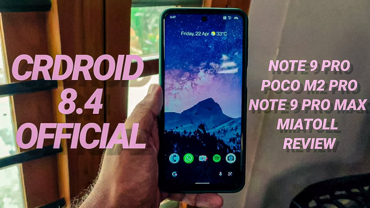 CRDROID 8.4 OFFICIAL MIATOLL REVIEW WITH YUKI KERNEL || OP PERF GREAT ...