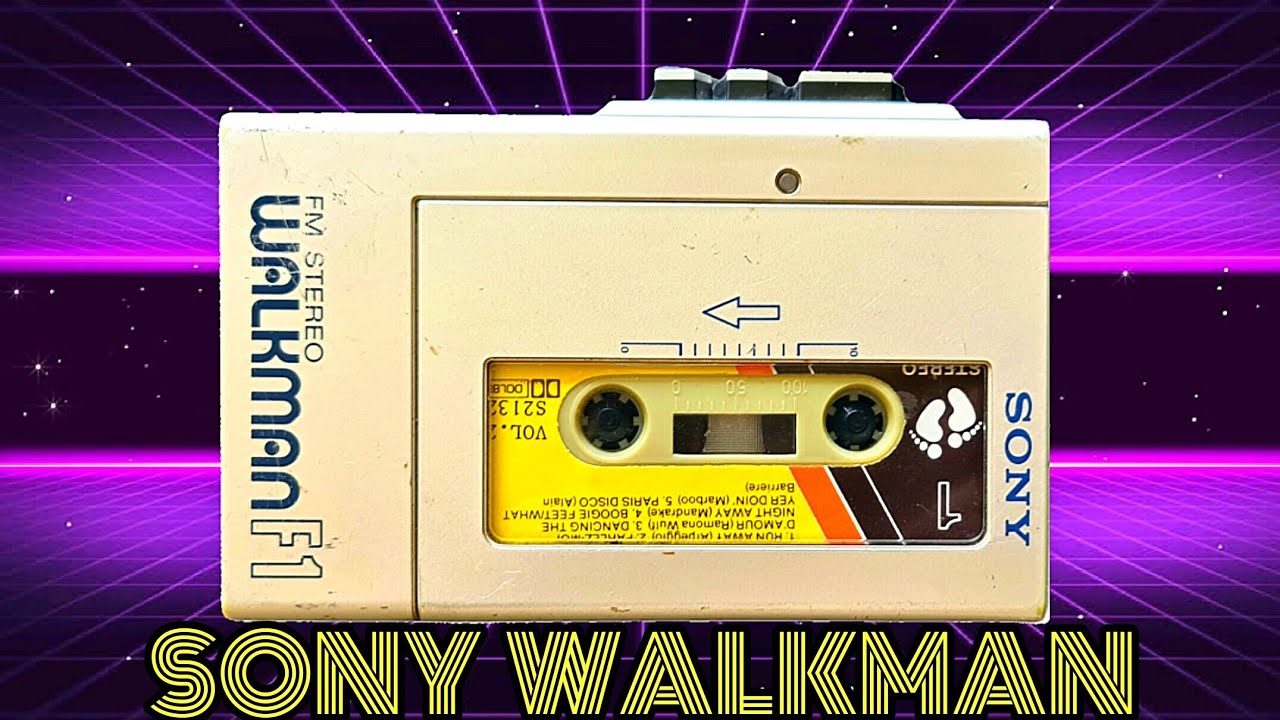 Old Sony Walkman WM-F1 1982 - YouTube