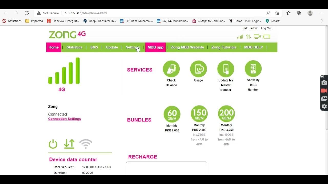 How to check ZONG Data Device number || Zong MBB number - YouTube