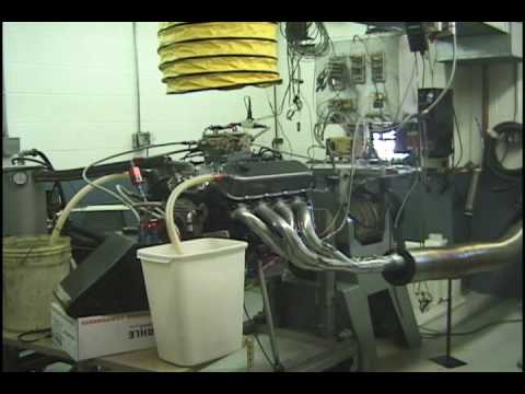 468 Big block Chevy engine dyno - YouTube